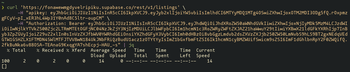 Getting empty array instead of an error with RLS Policies · Issue #1730 · supabase/supabase · GitHub