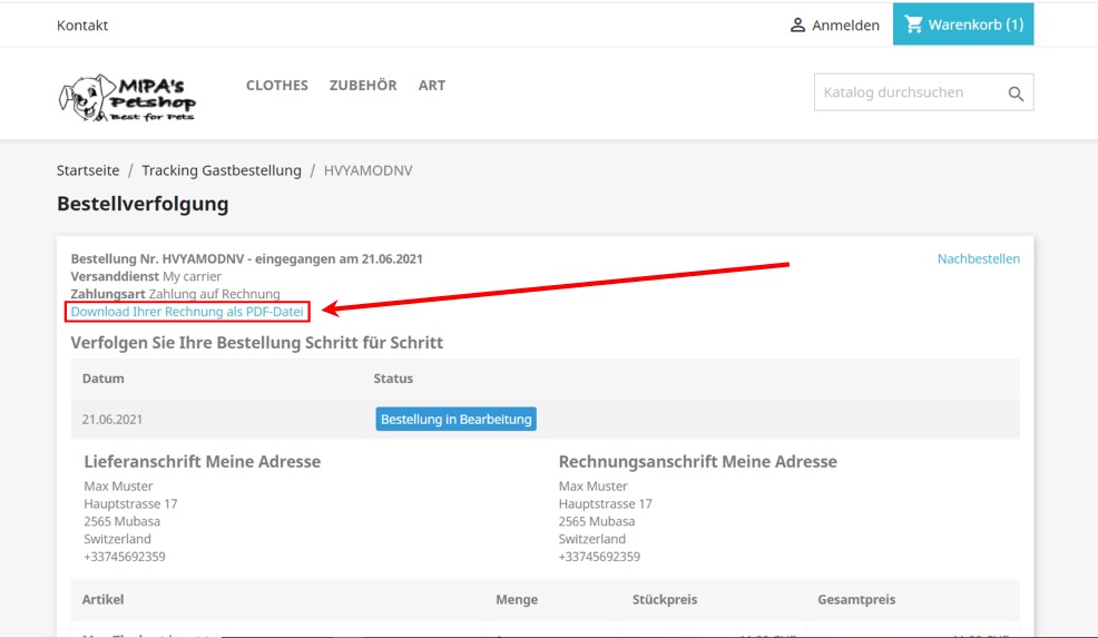 Pdf Invoice Download In Guest Account Not Possible · Issue 25086 · Prestashopprestashop · Github