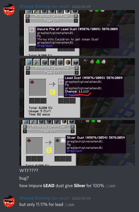 Multiblock Centrifuge recipe bug · Issue #9716 · GTNewHorizons/GT-New-Horizons-Modpack · GitHub