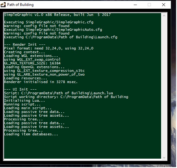 POB stopped working · Issue #585 · Openarl/PathOfBuilding · GitHub
