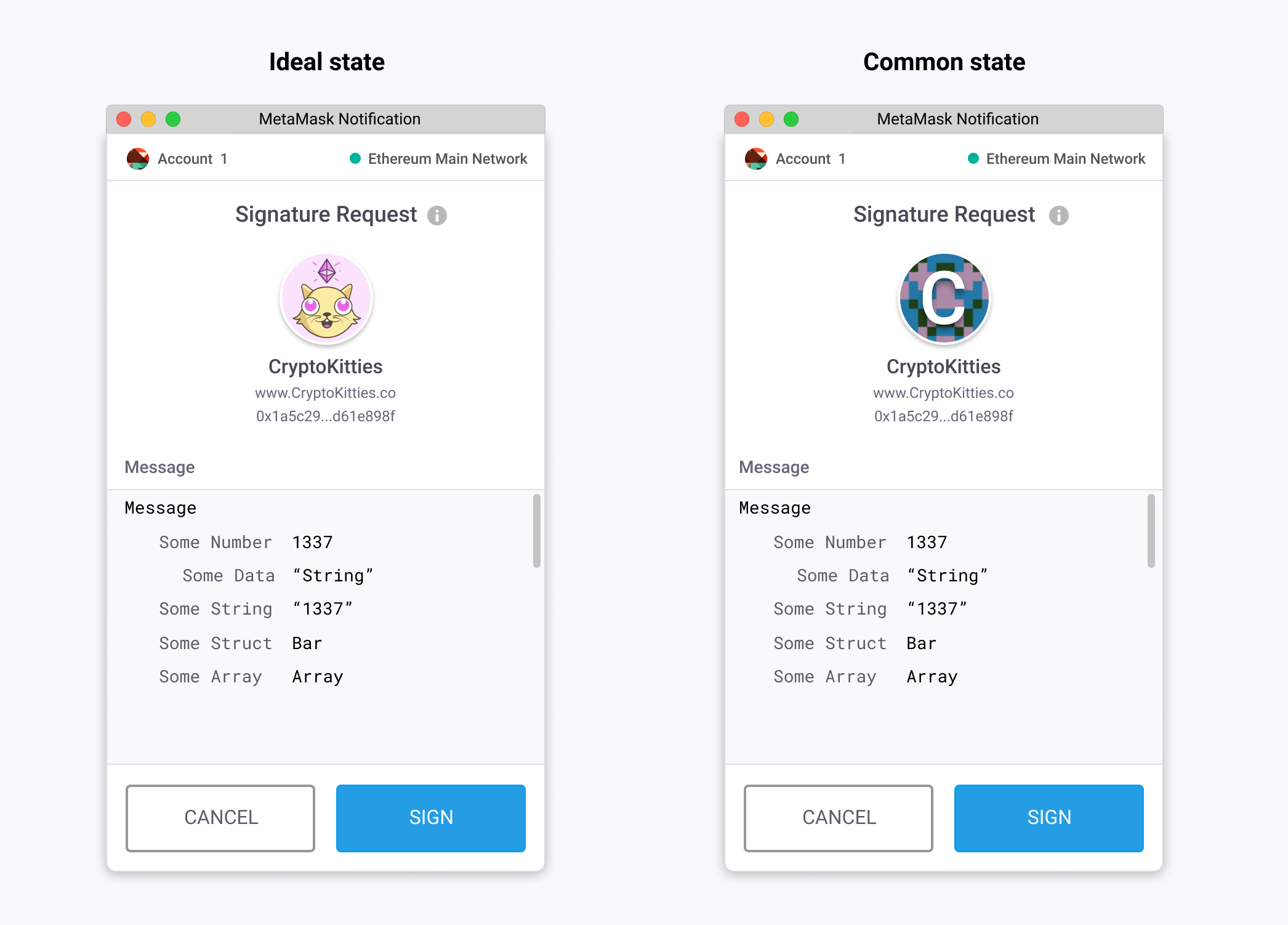 Implement new signing UI · Issue #5388 · MetaMask/metamask-extension ...
