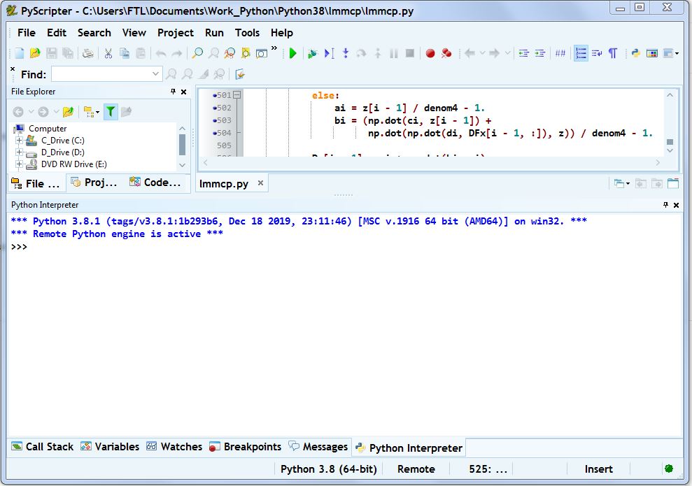 Column Number Not Showing · Issue 983 · Pyscripter Pyscripter · Github