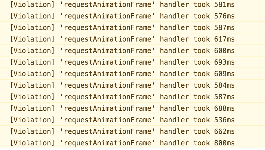 [Violation] 'requestAnimationFrame' handler took 1741ms · Issue #2741 · cytoscape/cytoscape.js ...