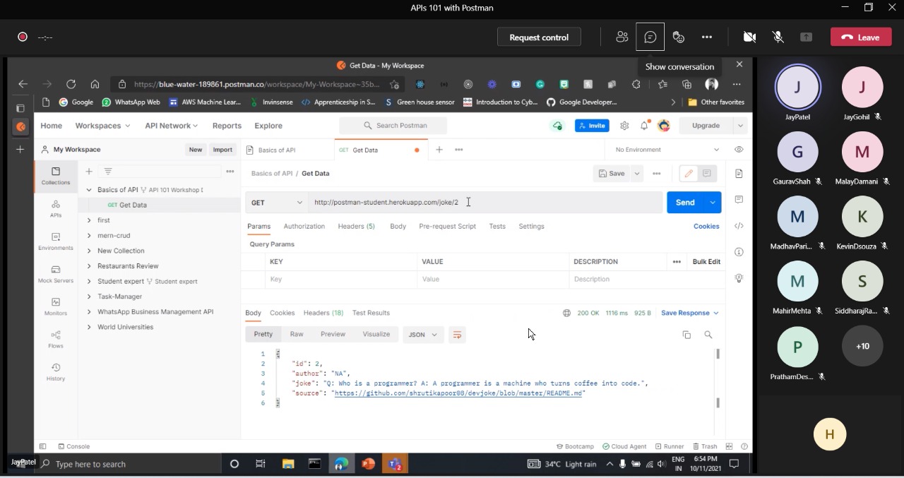 GitHub - jaypatel31/event-APIs-101-with-Postman: A Event on Postman and API