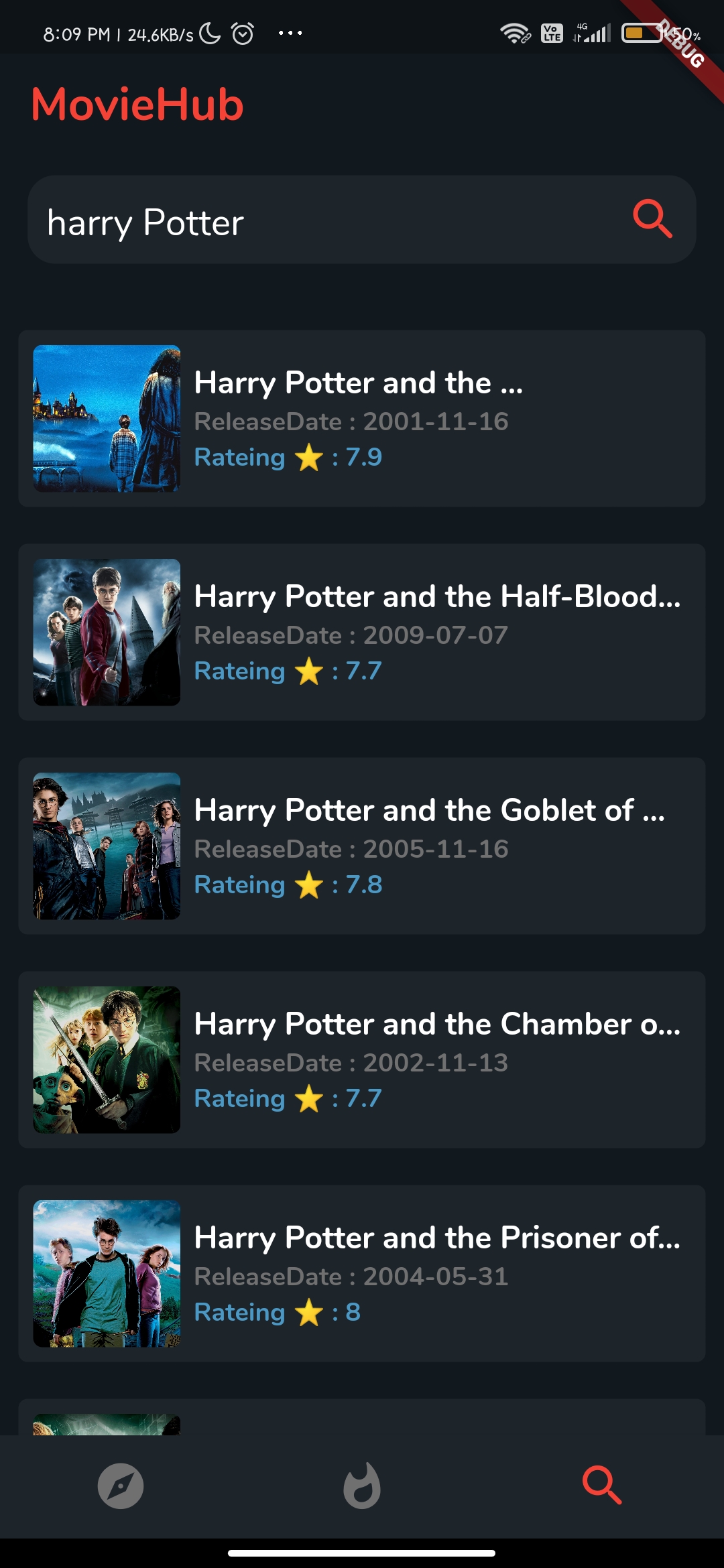 GitHub - codeA007/movieHub-flutter-project: This is a app which has information related to movies