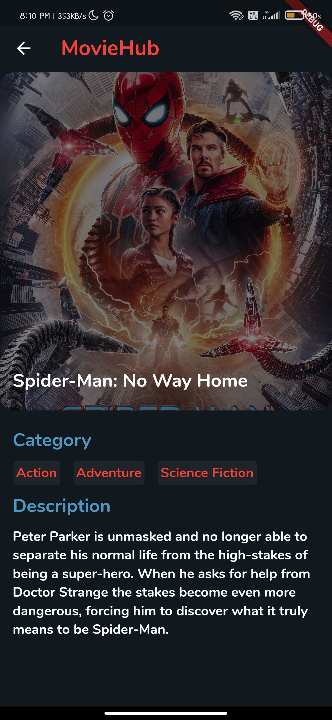 GitHub - codeA007/movieHub-flutter-project: This is a app which has information related to movies