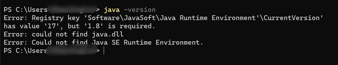 Cannot start since version 22.3.4_microsoftstore (Wrong JRE PATH ...