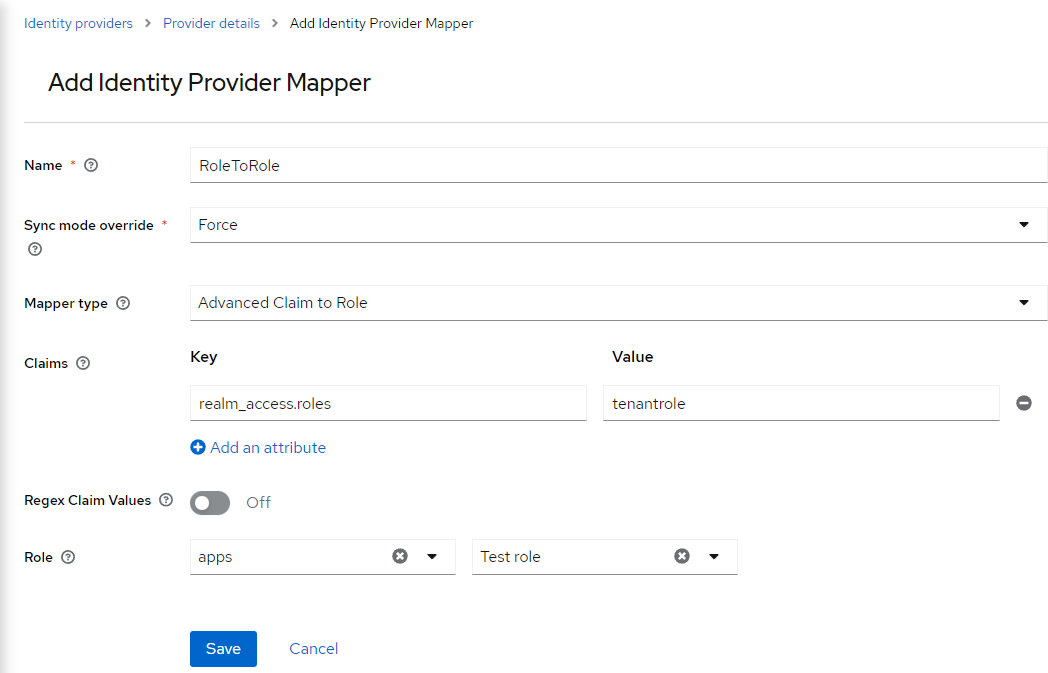 Identity Provider Mapper: Role claim not found, role not added to linked user · Issue #15170 ...