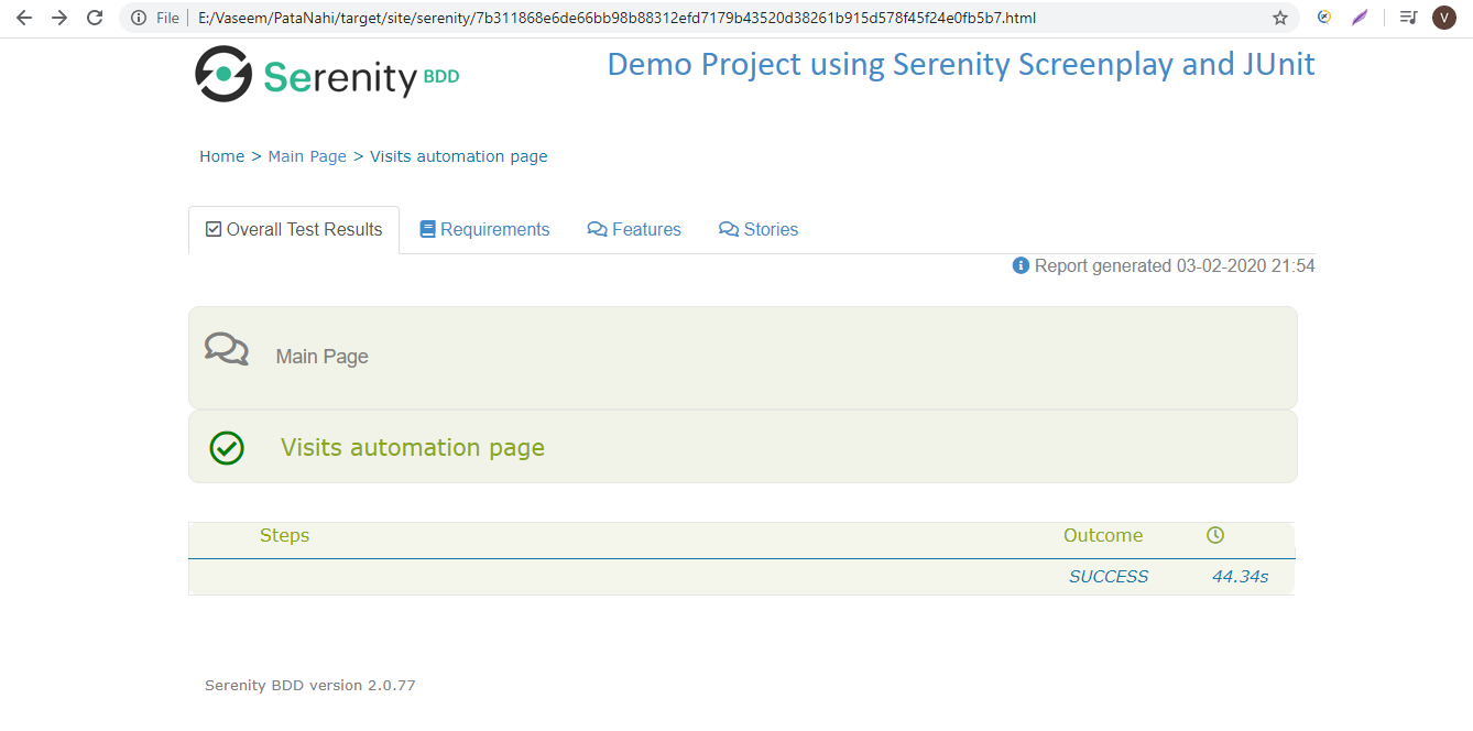 Serenity didn't generate detailed reports with steps. Please help. · Issue #1941 · serenity-bdd ...