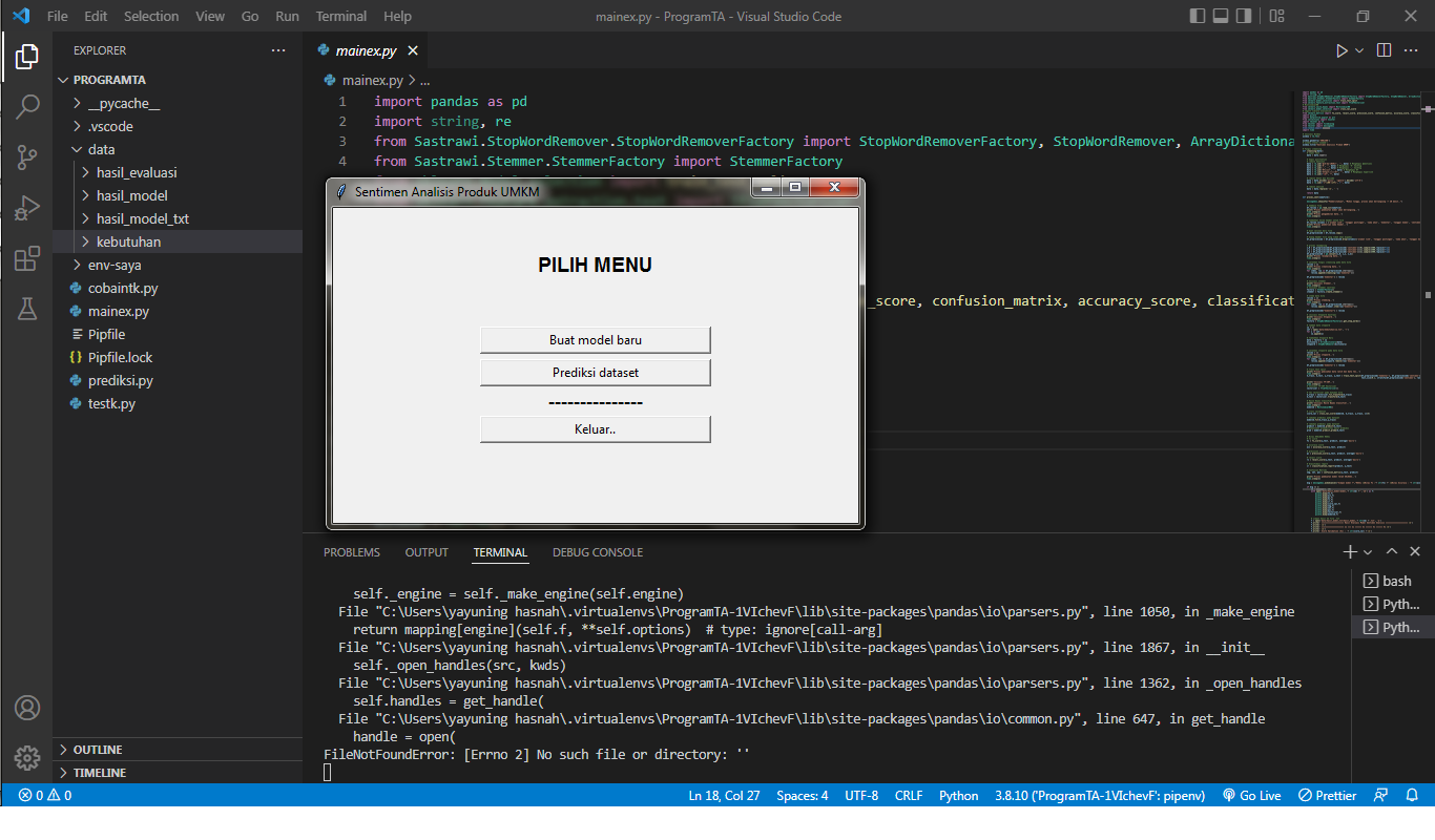 GitHub - syahruli28/analisis-sentimen-umkm: Membuat Program Python GUI ...