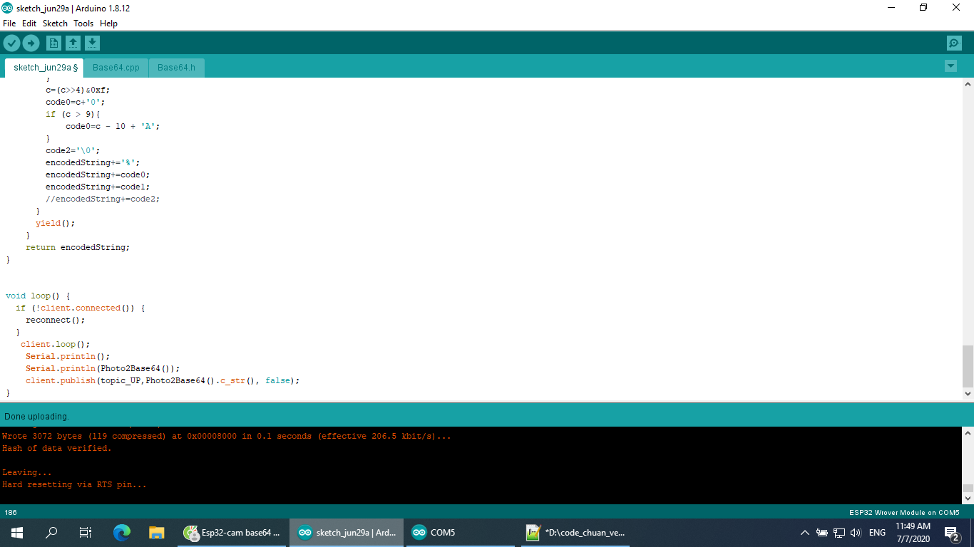 Esp32 cam Base64 Mqtt Issue 5 Fustyles Arduino GitHub