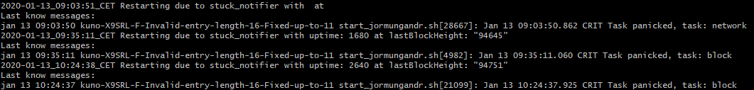Crit Task Panicked · Issue 1542 · Input Output Hk Jormungandr · Github