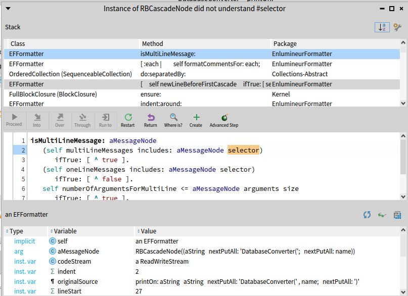 Auto-Repair for cascaded nextPutAlls: looks broken · Issue #14299 · pharo-project/pharo · GitHub