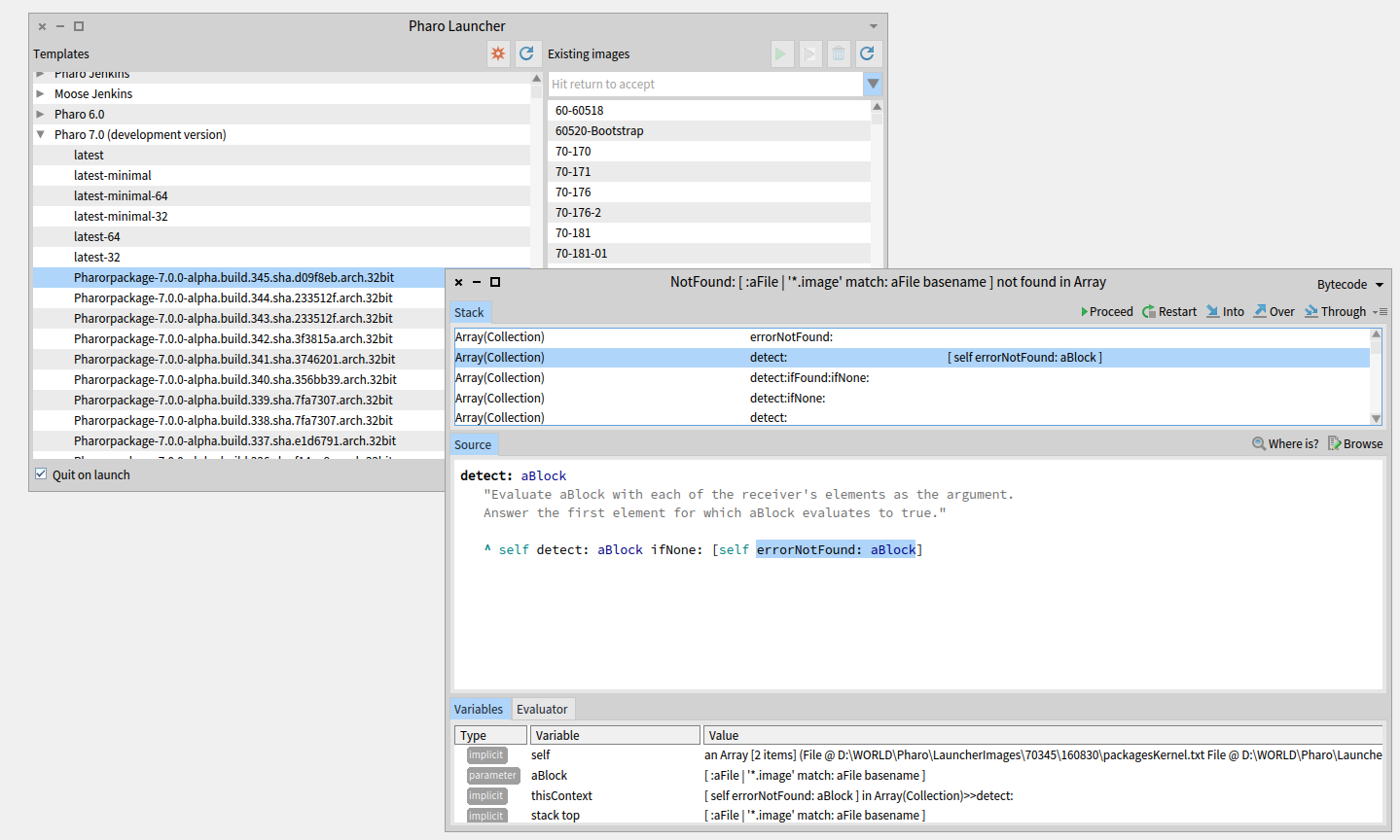 Display name of Pharo 7 images unusable · Issue #55 · pharo-project/pharo-launcher · GitHub