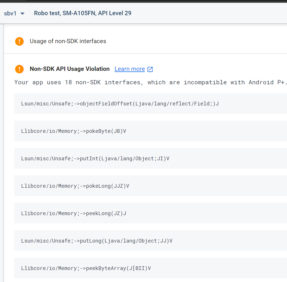 Sdl2 Doesnt Respect Non Sdk Interfaces Restrictions On Android P · Issue 5059 · Libsdl Org