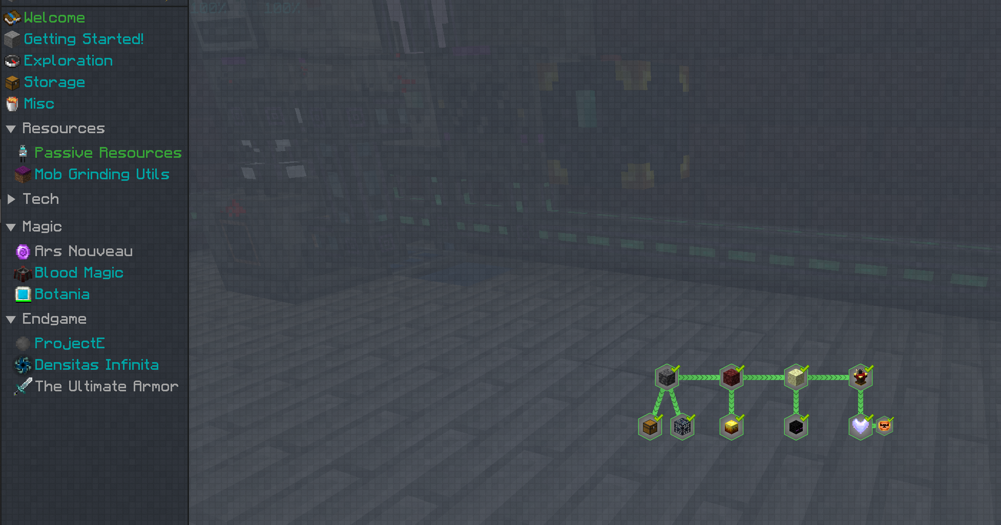 [Bug]: 2 bugs one post. Missing Animation on compacting machines. Quest category complete did ...