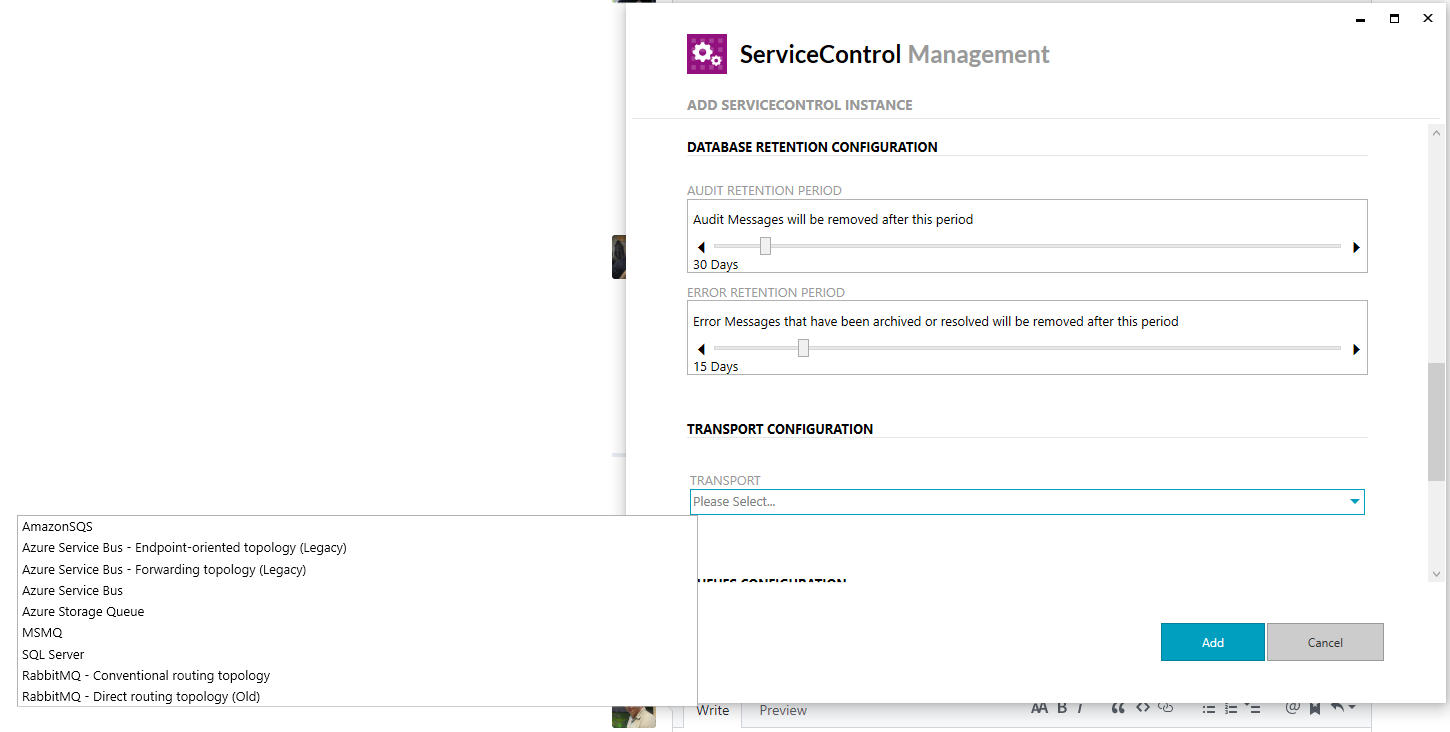 ServiceControl Management(SCMU) menu dropdown menus are properly aligned on devices supporting ...