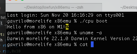 GitHub - suibex/lowfun: x86_64 Linux emulator on every platform. (real basic assembly)