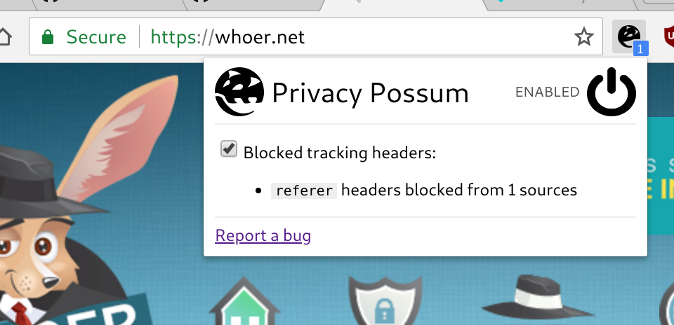 whoer.net · Issue #53 · cowlicks/privacypossum · GitHub