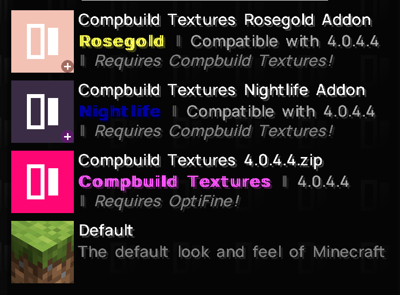 GitHub - CompbuildREDUX/Compbuild-Textures-Nightlife-Rosegold-Addon