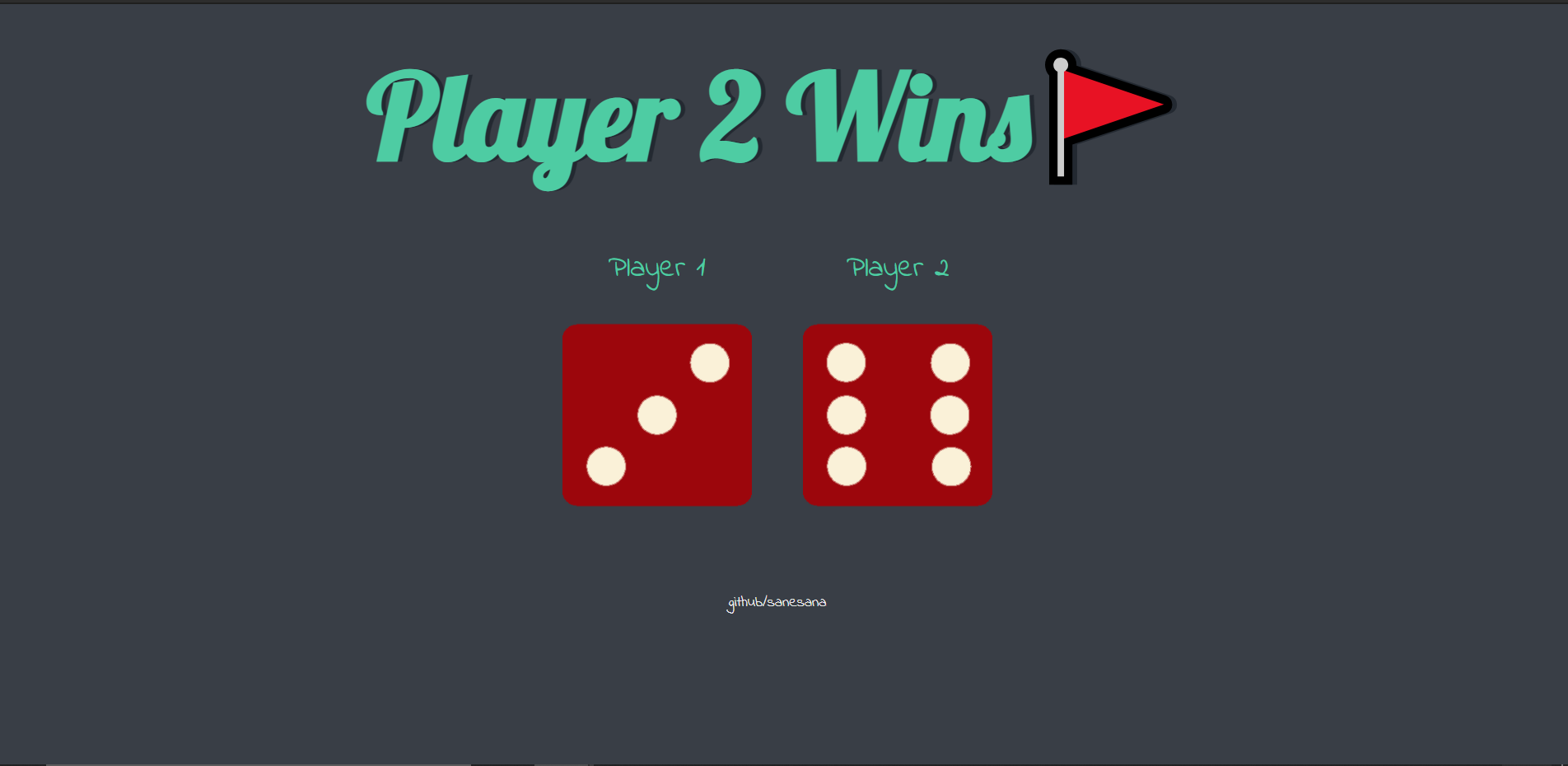 GitHub - sanesana/2-dice-game: A 2 player game where the dice which