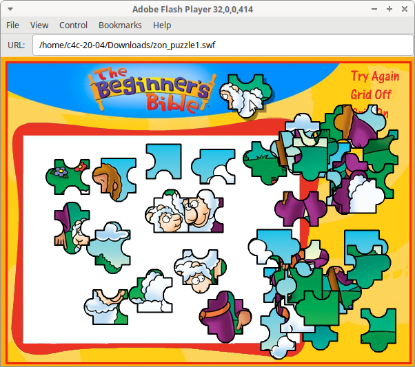 The Beginner's Bible: Jigsaw Puzzle · Issue #3147 · ruffle-rs/ruffle ...