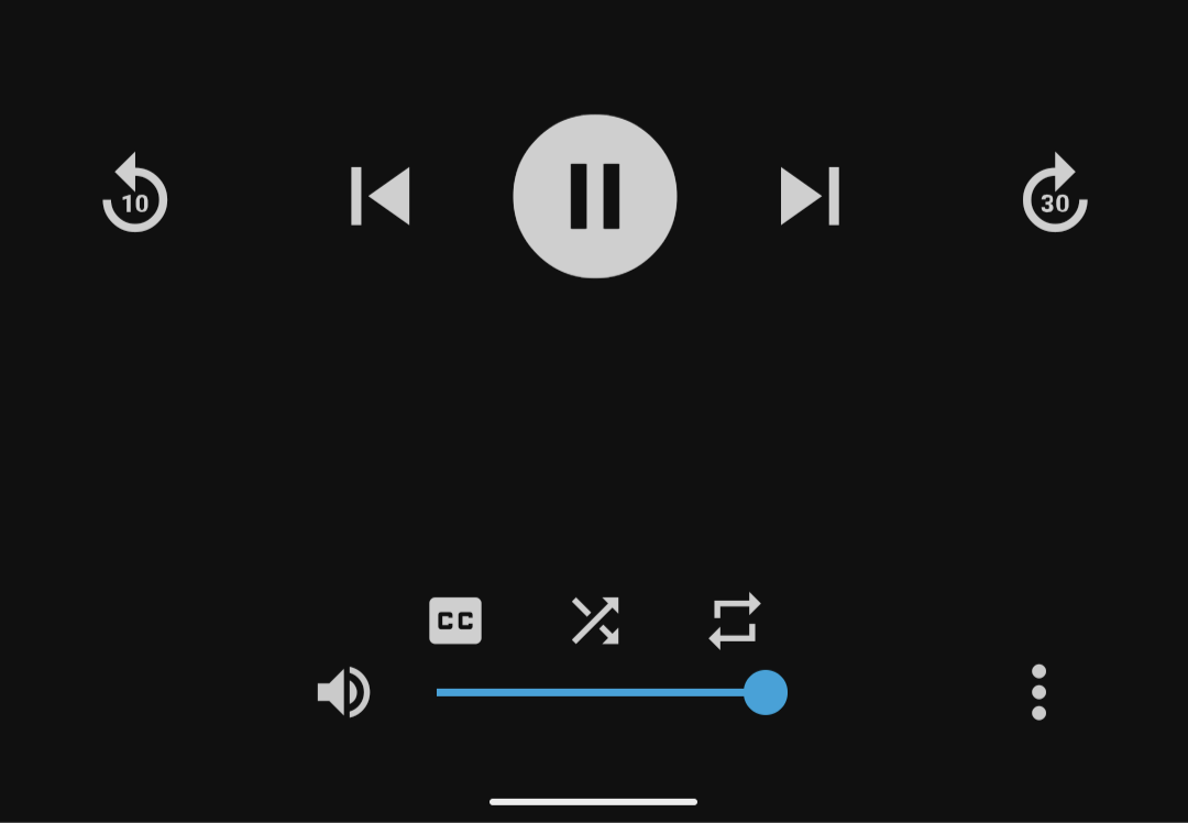 Volume slider in Chromecast remote is too close to bottom. · Issue #3491 · jellyfin/jellyfin-web ...