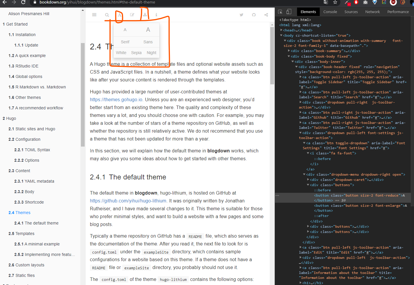 How is built: Font-settings and Download page features · Issue #431 · rstudio/blogdown · GitHub