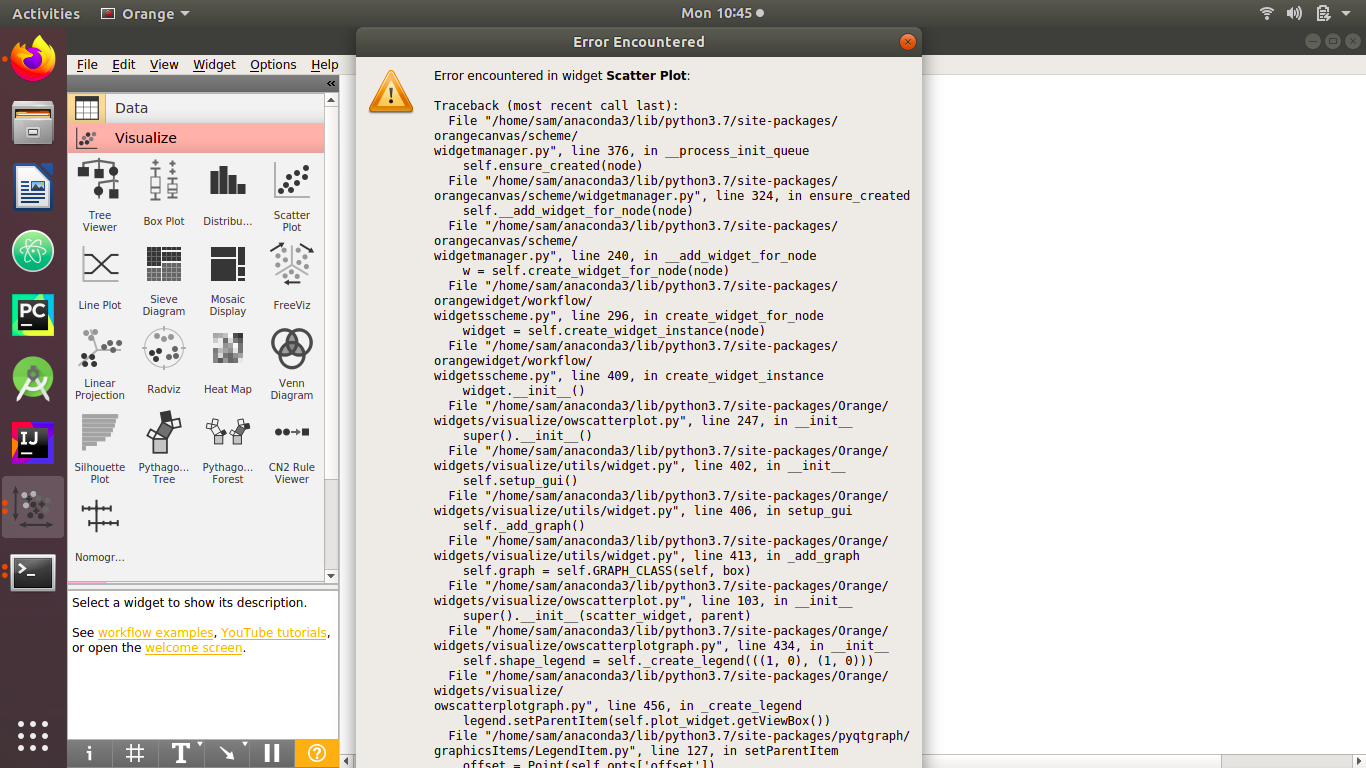 Visualizations do not work with pyqtgraph 0.11.0 release candidate · Issue #4336 · biolab ...
