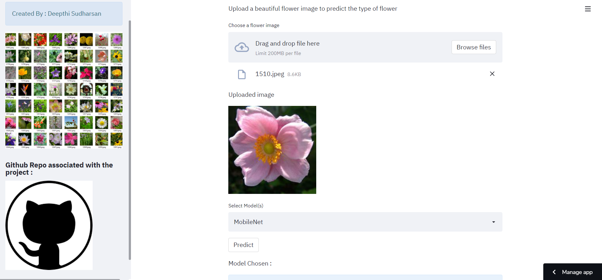 GitHub - DeepthiSudharsan/104-Flower-Classification: Flower ...
