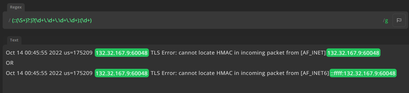 Regex contradicts with Nano syntax for OpenVPN-Wazuh Custom Decoder · Issue #15309 · wazuh/wazuh ...
