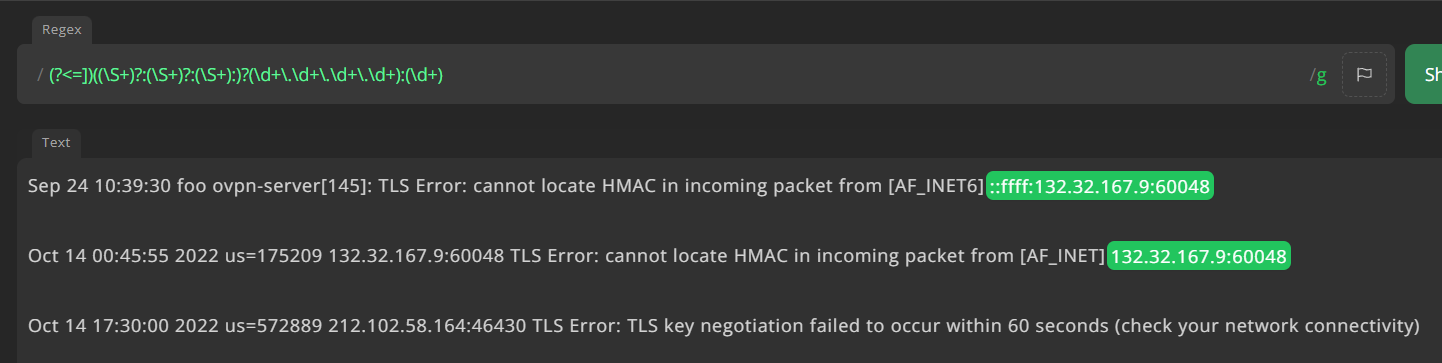 Regex contradicts with Nano syntax for OpenVPN-Wazuh Custom Decoder · Issue #15309 · wazuh/wazuh ...