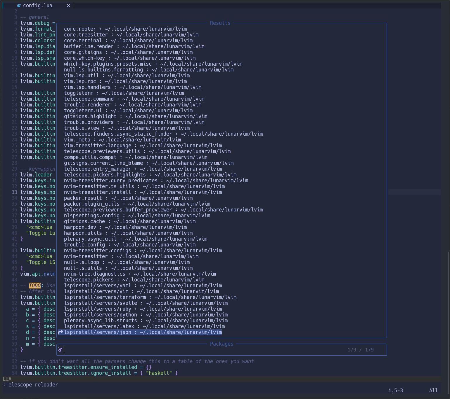 [Feature]: Completely reload all of LunarVim config as if Neovim restarted · Issue #1230 ...