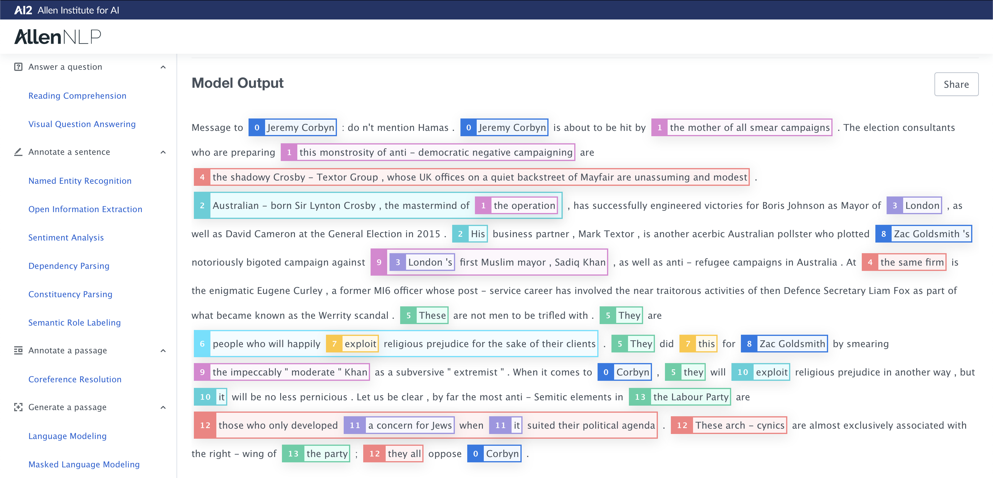 Coreference model: clusters removed with more text being added. · Issue ...