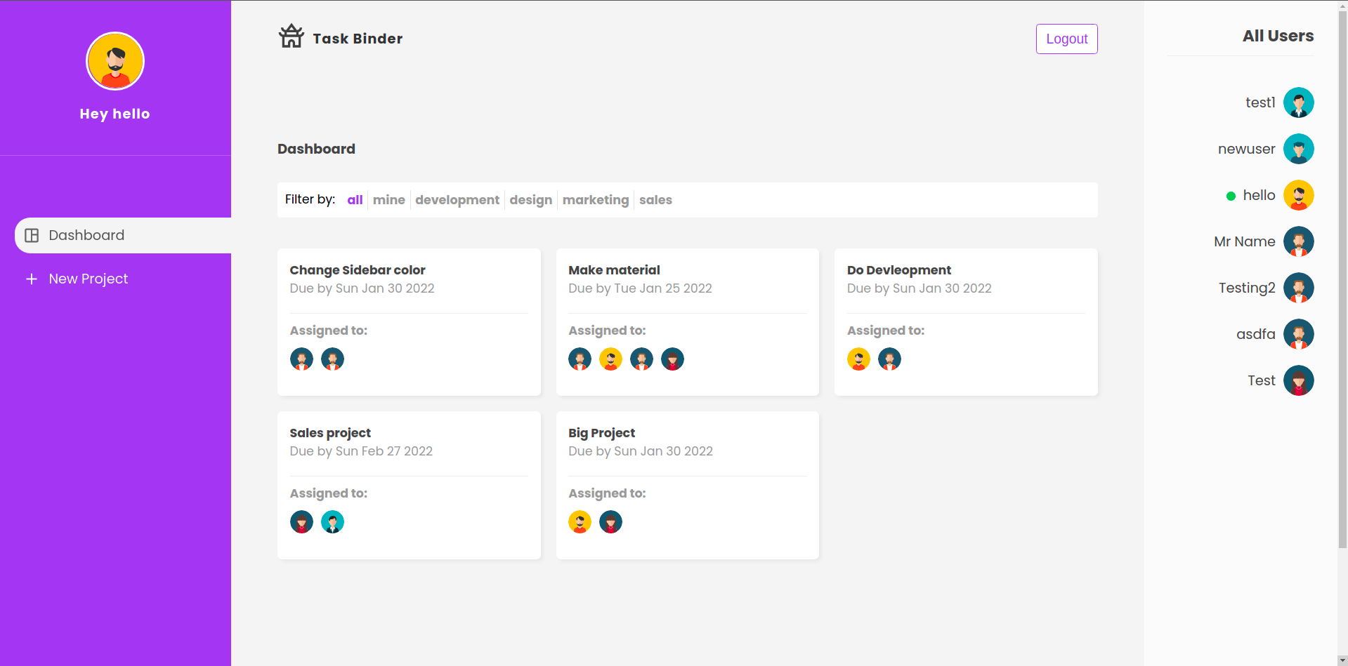 GitHub - cchiragjain/taskbinder: Project Management System built using react and firebase