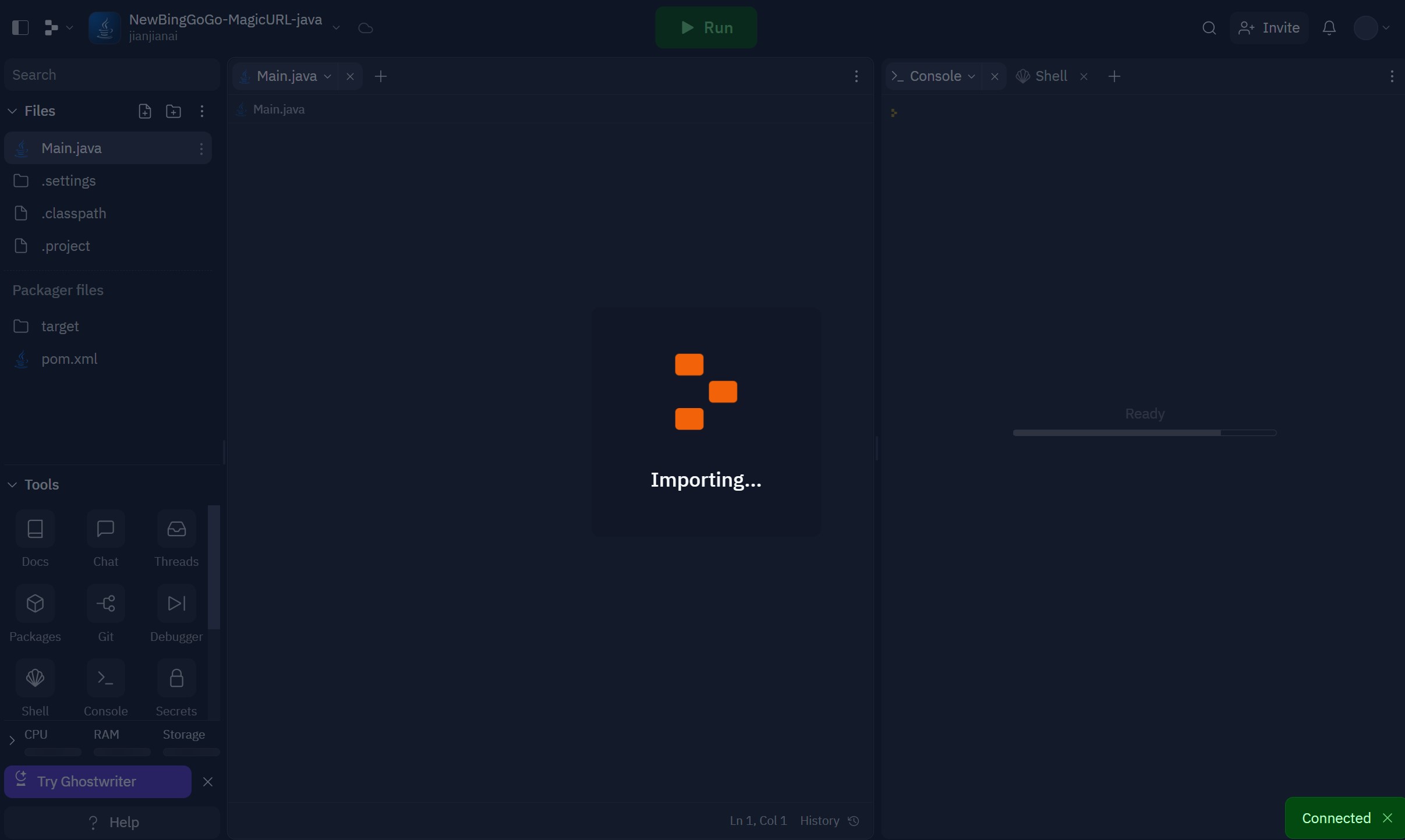 replit创建魔法链接 · jianjianai/NewBingGoGo-Web Wiki · GitHub