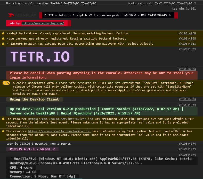 Laggy and stuttering audio even with lowest graphic settings · Issue #940 · tetrio/issues · GitHub