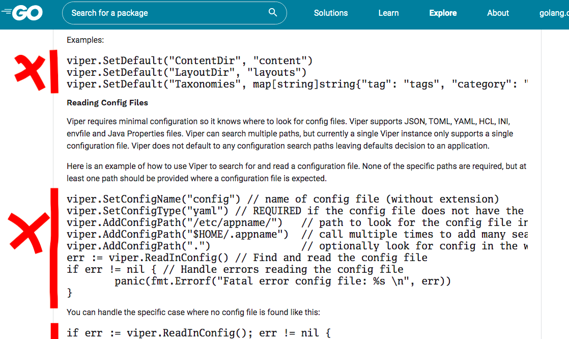 go.dev: README font size for code blocks are too large · Issue #37025 ...