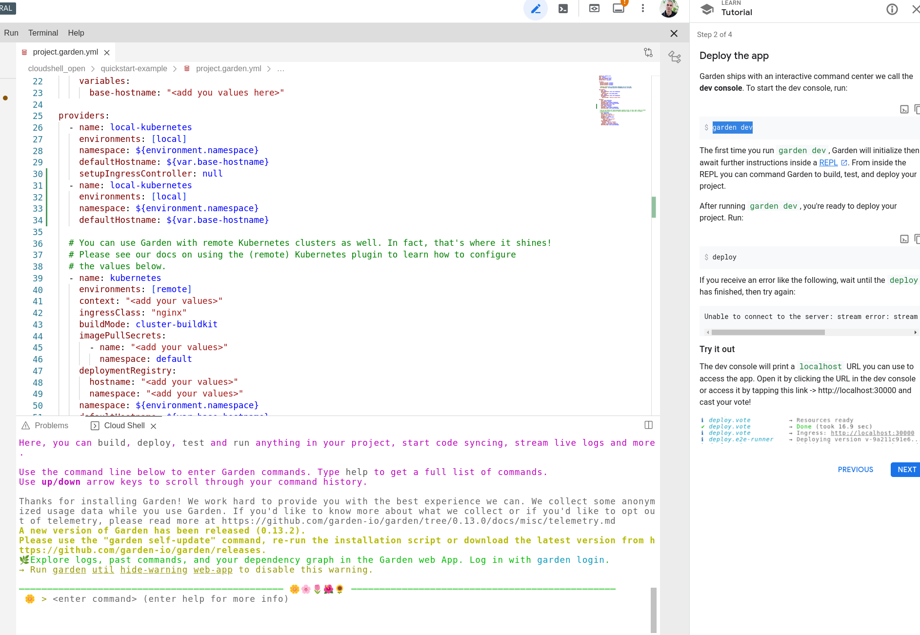 0.13: [Bug]: `quickstart-example`, when run on k3s, fails on first deploy only · Issue #4460 ...