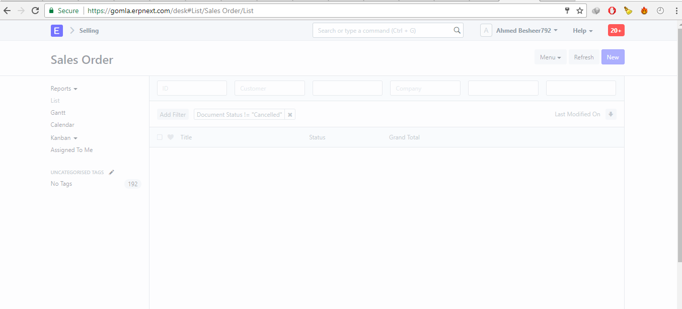 I Can T View The Sales Orders · Issue 9938 · Frappe Erpnext · Github