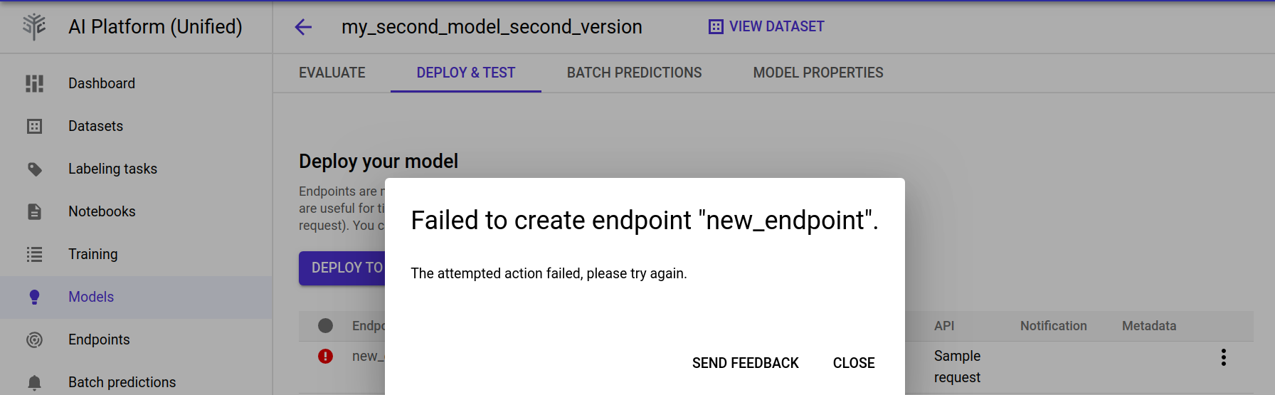 "Failed to create endpoint" · Issue #235 · GoogleCloudPlatform/ai ...