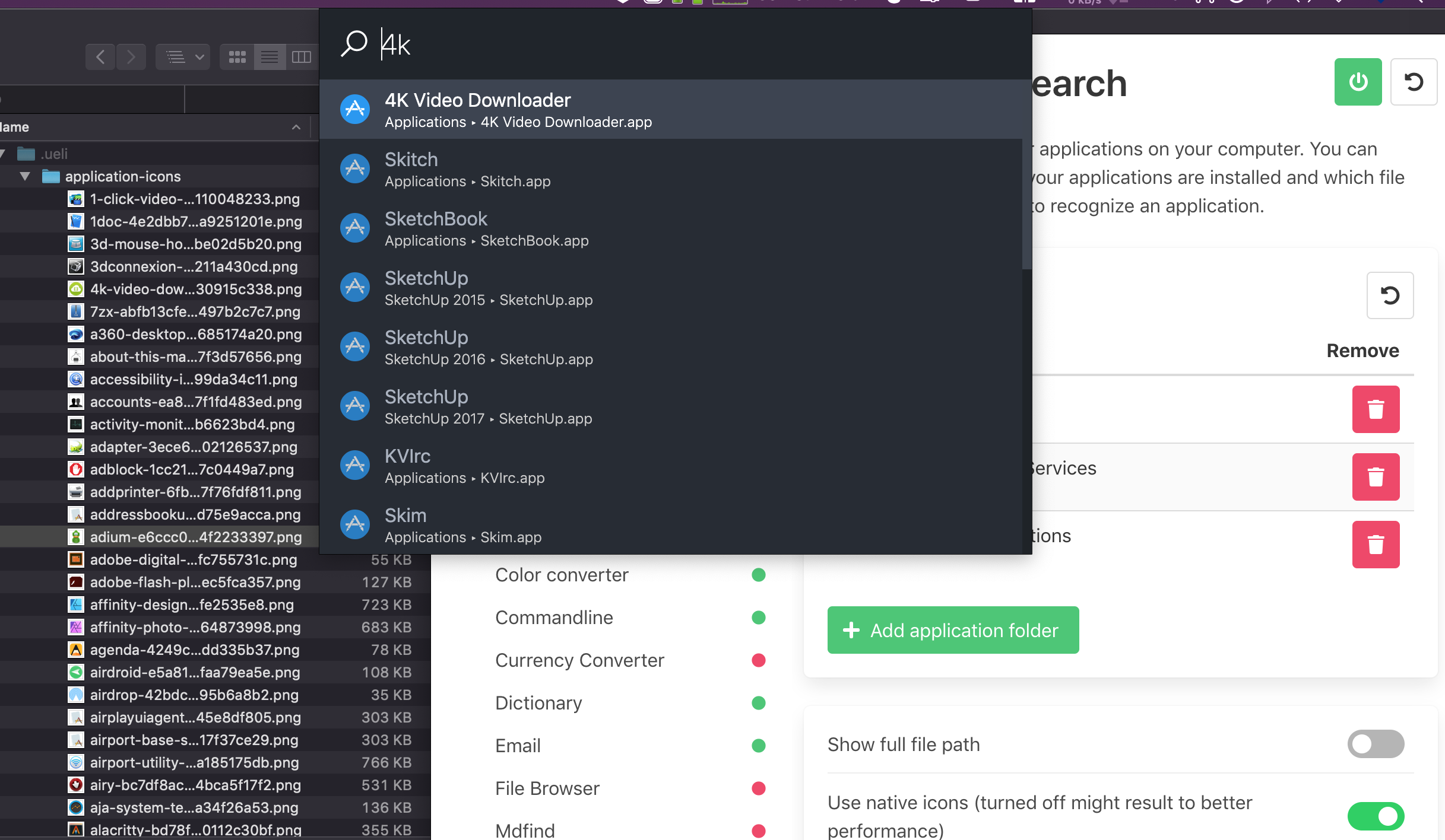 Ueli 8.6.2 still not showing the icons of apps on MacOS. · Issue #314 · oliverschwendener/ueli ...
