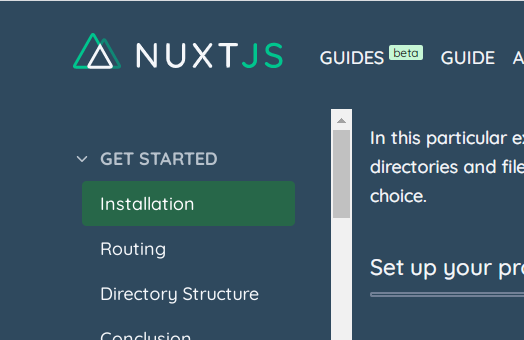 [DOCS] Low Contrast for Current page Indicator in Links · Issue #671 · nuxt/website-v2 · GitHub