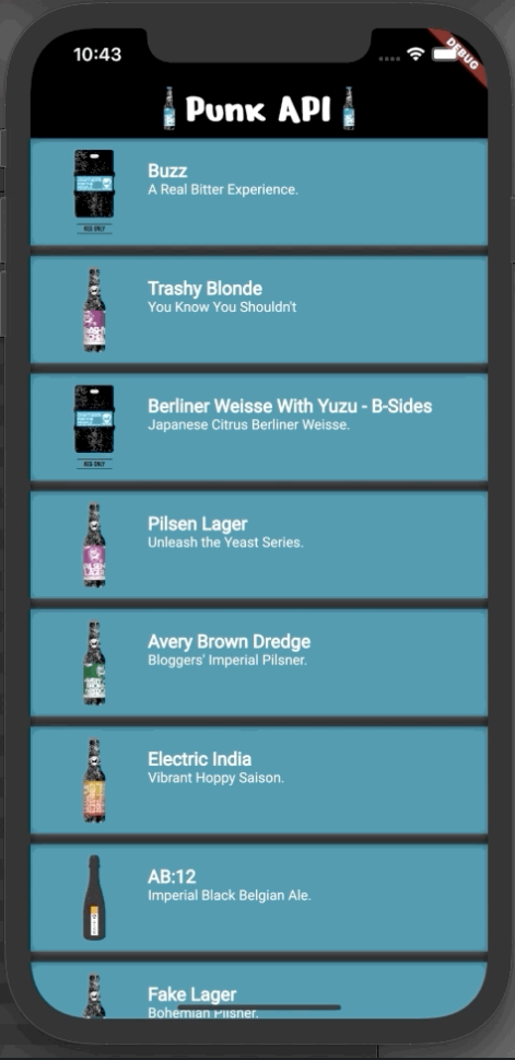 GitHub - FredAndrade/punkapi_flutter