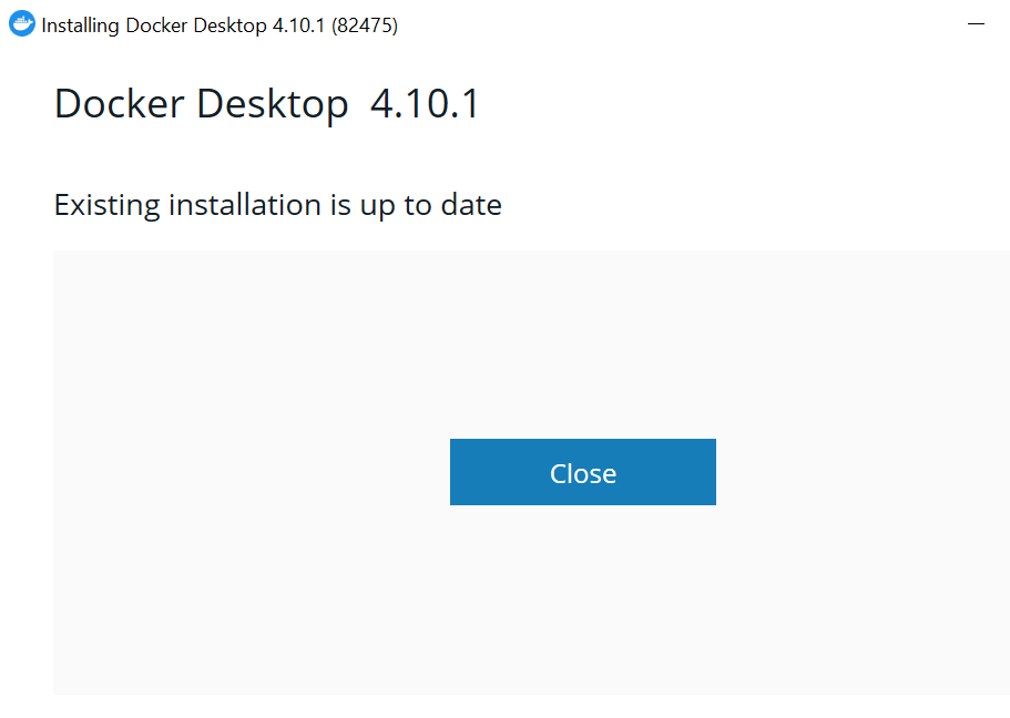 Installer Does Not Allow Downgrading · Issue 12909 · Dockerfor Win · Github