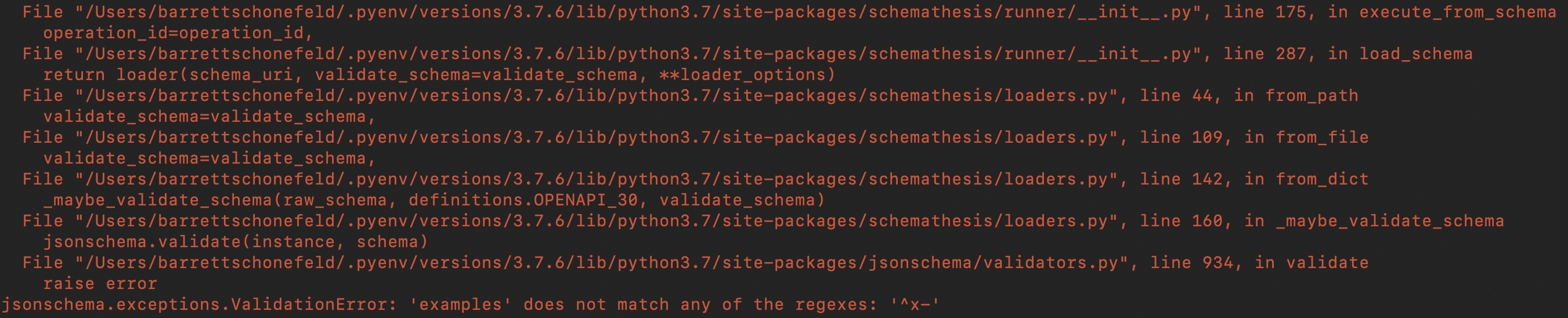 Support multiple examples specified in Open API schema · Issue #589 ...