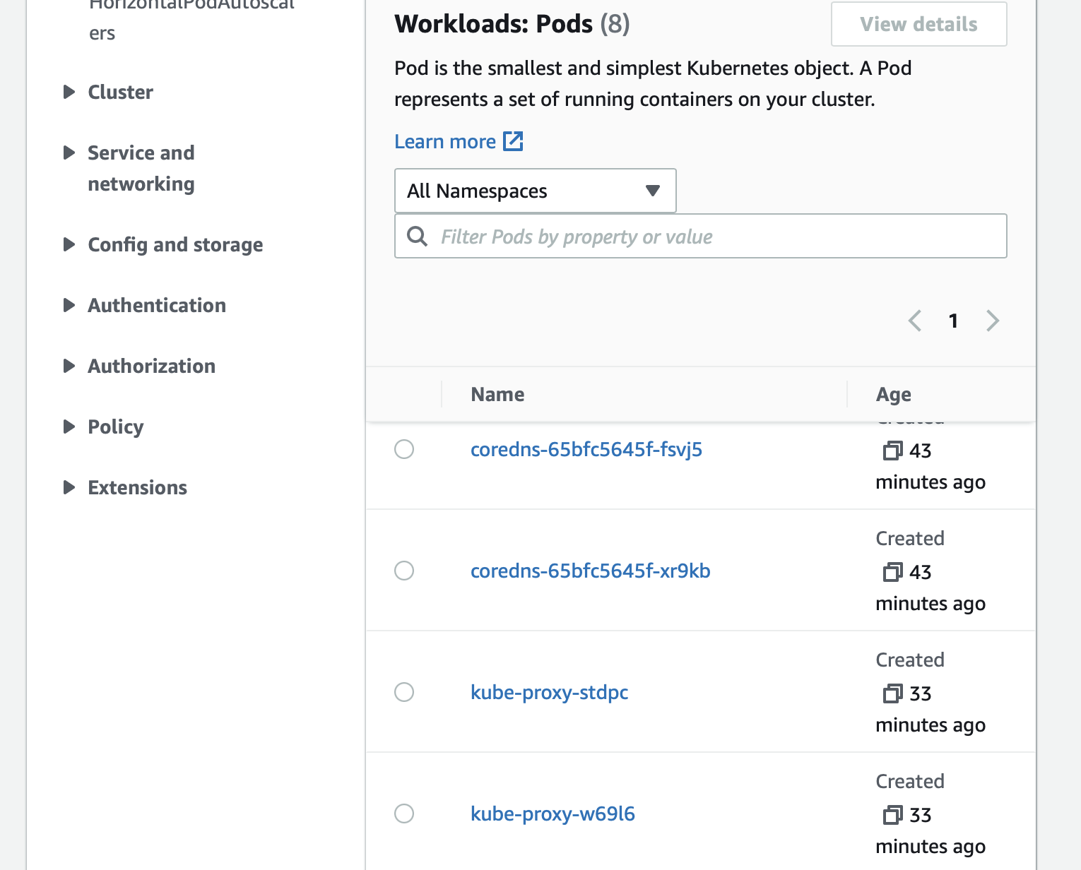 [aws_cdk.aws_eks] Clusters created via CDK should show kube-proxy, CoreDNS and Amazon VPC CNI in ...