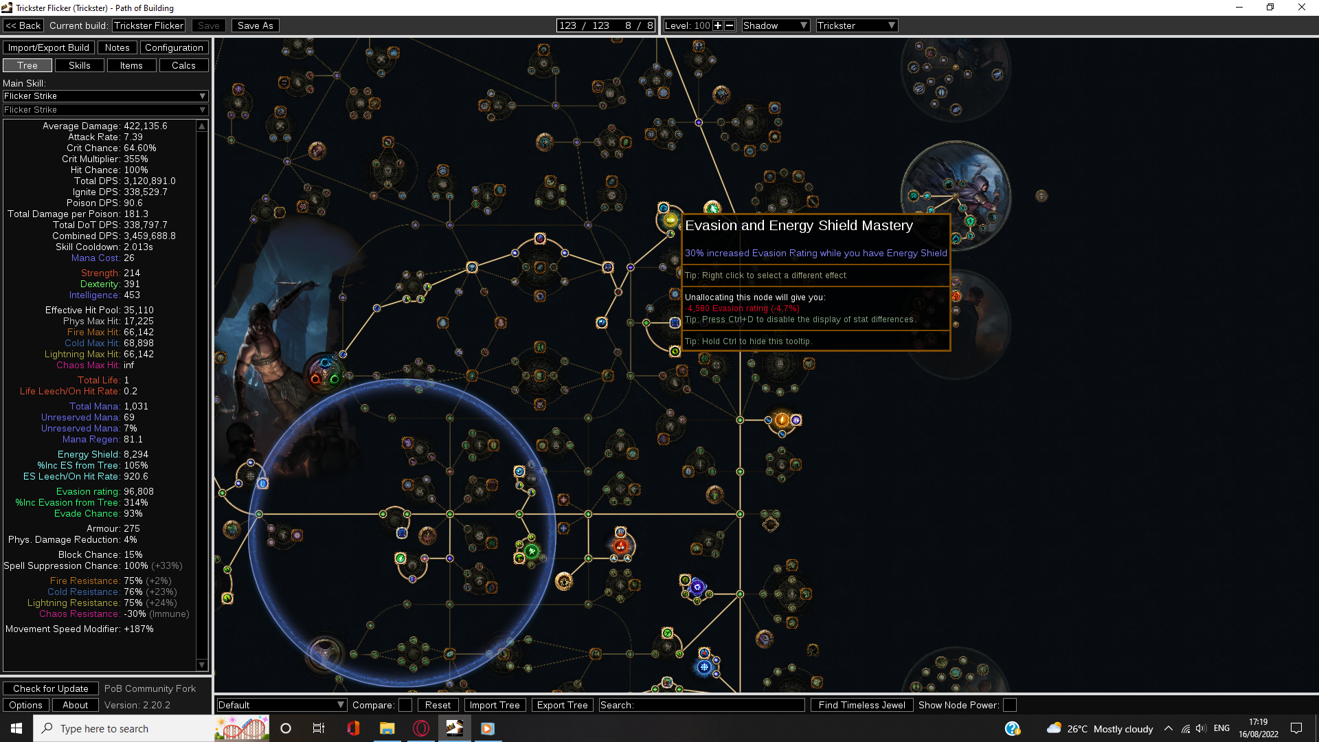 Polymath does not affect the visual stat gain/loss on mastery nodes · Issue #4850 ...
