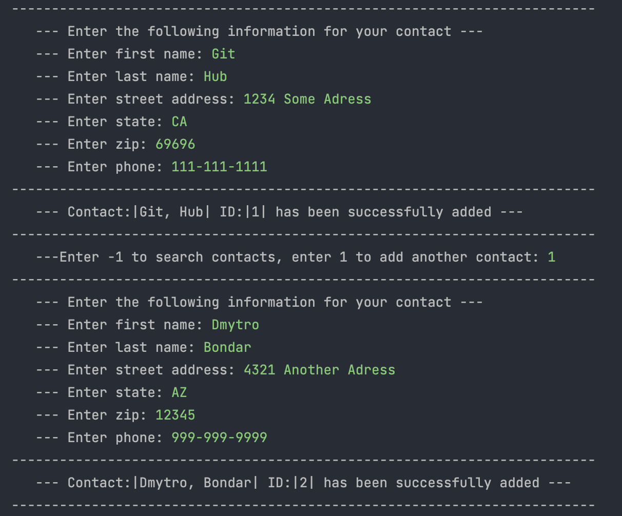 GitHub - heyimdima/ContactManagmentSystem