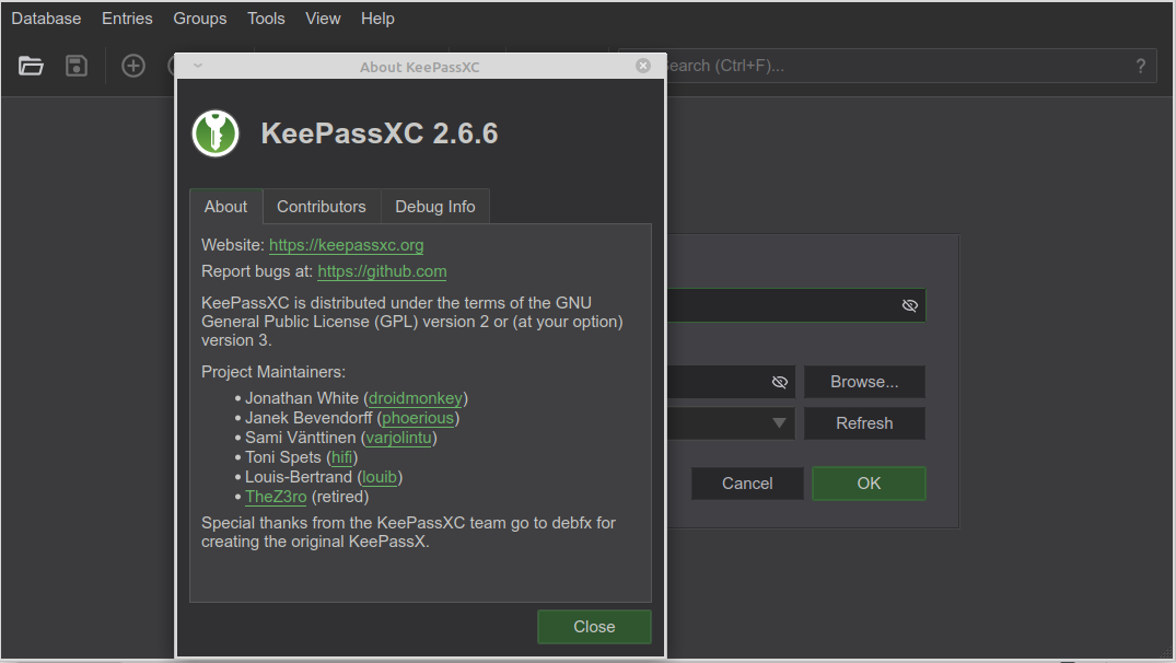 Lost ability to use network features · Issue #7126 · keepassxreboot/keepassxc · GitHub